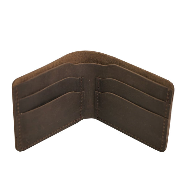 Knox Bifold (Dark Brown) Leather Wallet by Rustico - The Gifted Man